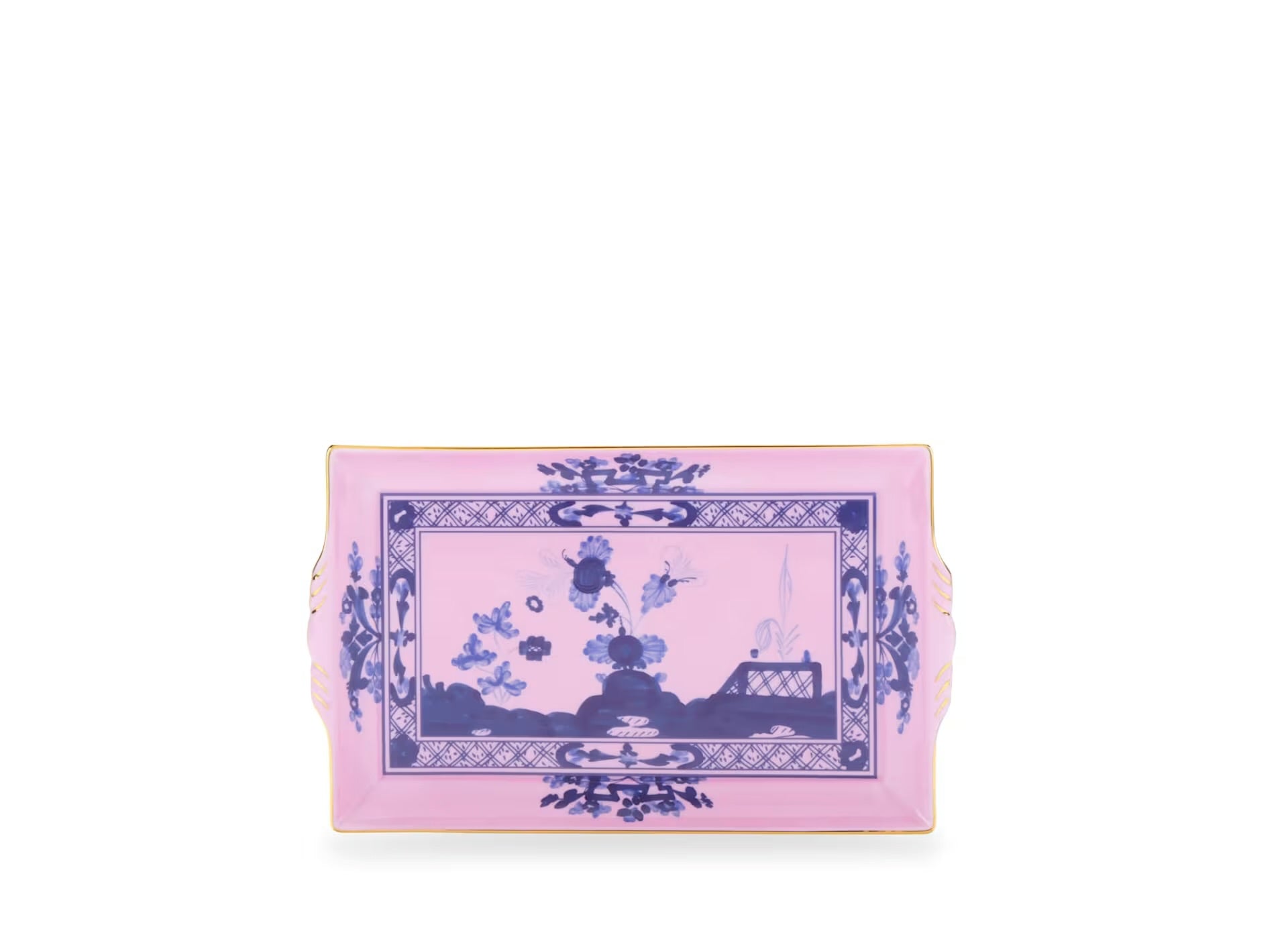 Ginori Oriente Italiano Rectangular Tray - Azalea – Haley Reynolds Home