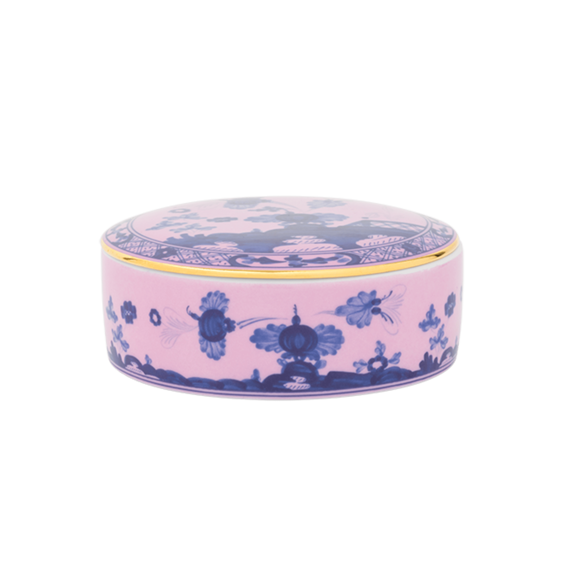 Ginori Oriente Italiano Round Box with Cover - Azalea – Haley Reynolds Home